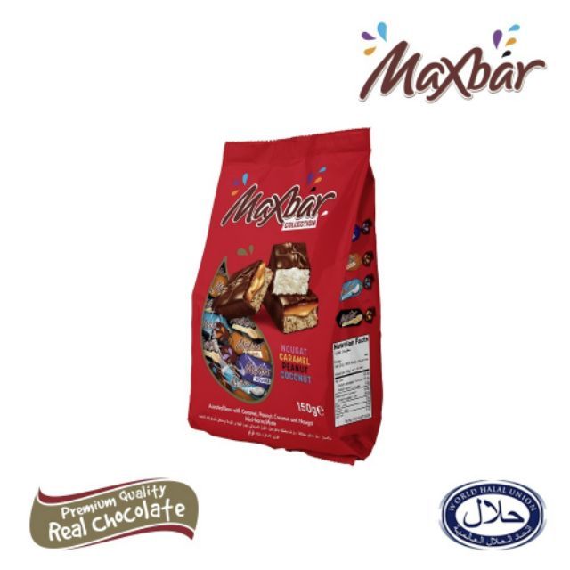 Maxbar Collection Mini Bars Solen Turkey Chocolate 430g (HALAL ...
