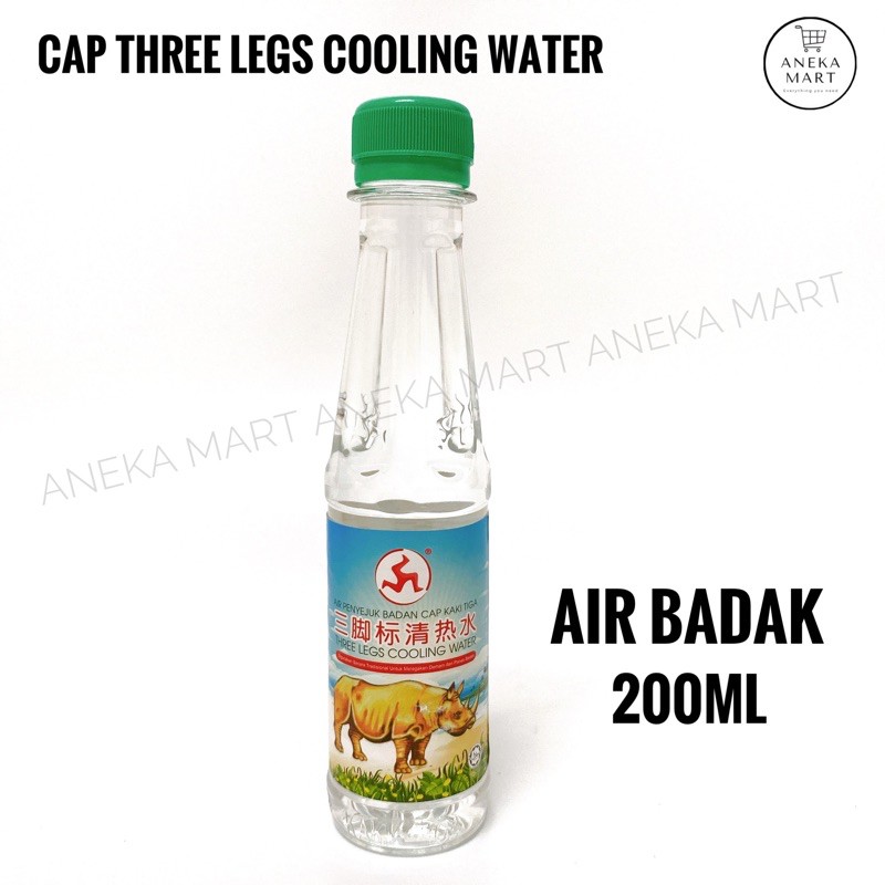 Cap Three Legs Badak Air/ Kaki Tiga Air Penyejuk Badan/ Cooling water ...