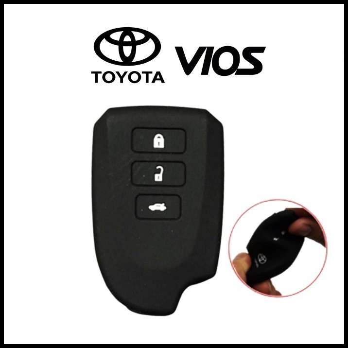 Toyota Vios 2014-2018 Keyless Remote Smart Key Silicone Cover | Shopee ...