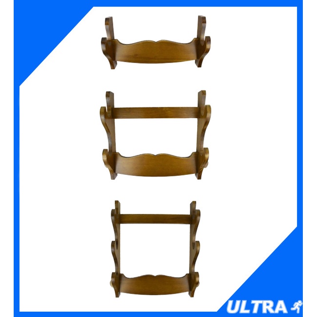 Wood Rack Katana Sword Stand Bracket Hang Display Kendo Japanese ...