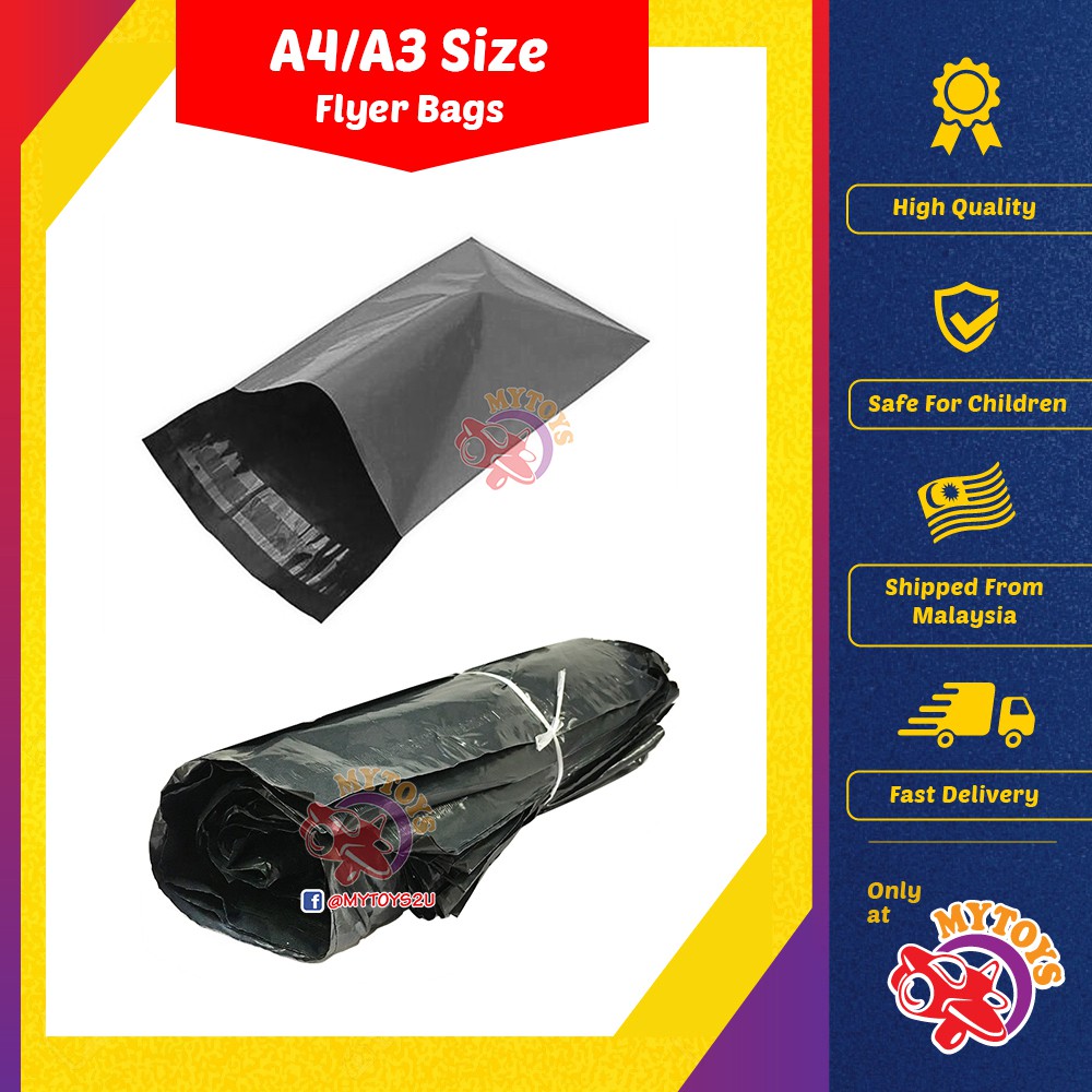 A4 / A3 Flyers/ Flyer Bag Envelope 100pcs for Mailing Courier Postage ...