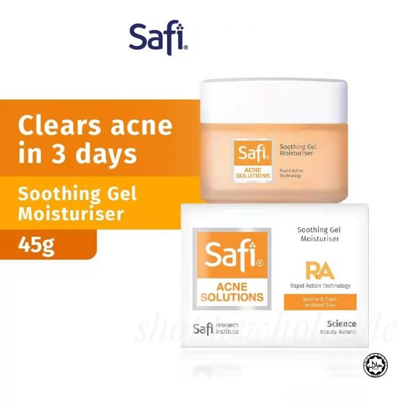 SAFI Acne Solution Soothing Gel Moisturiser 45g | Shopee Malaysia