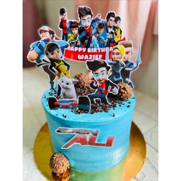 Topper cake Ejen Ali. FREE NAMA BOLEH LETAK | Shopee Malaysia