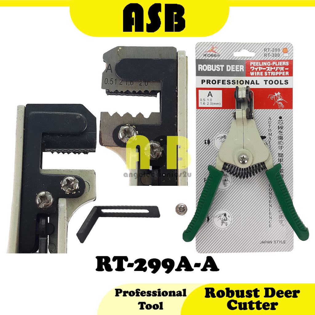 (1pc) Robust Deer RT-299A-A Wire Cutter / Pemotong Wayar ( 574003485 ...