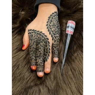 Inai Lukis Hitam Black Henna Pengantin Zurarahim Henna | Shopee Malaysia