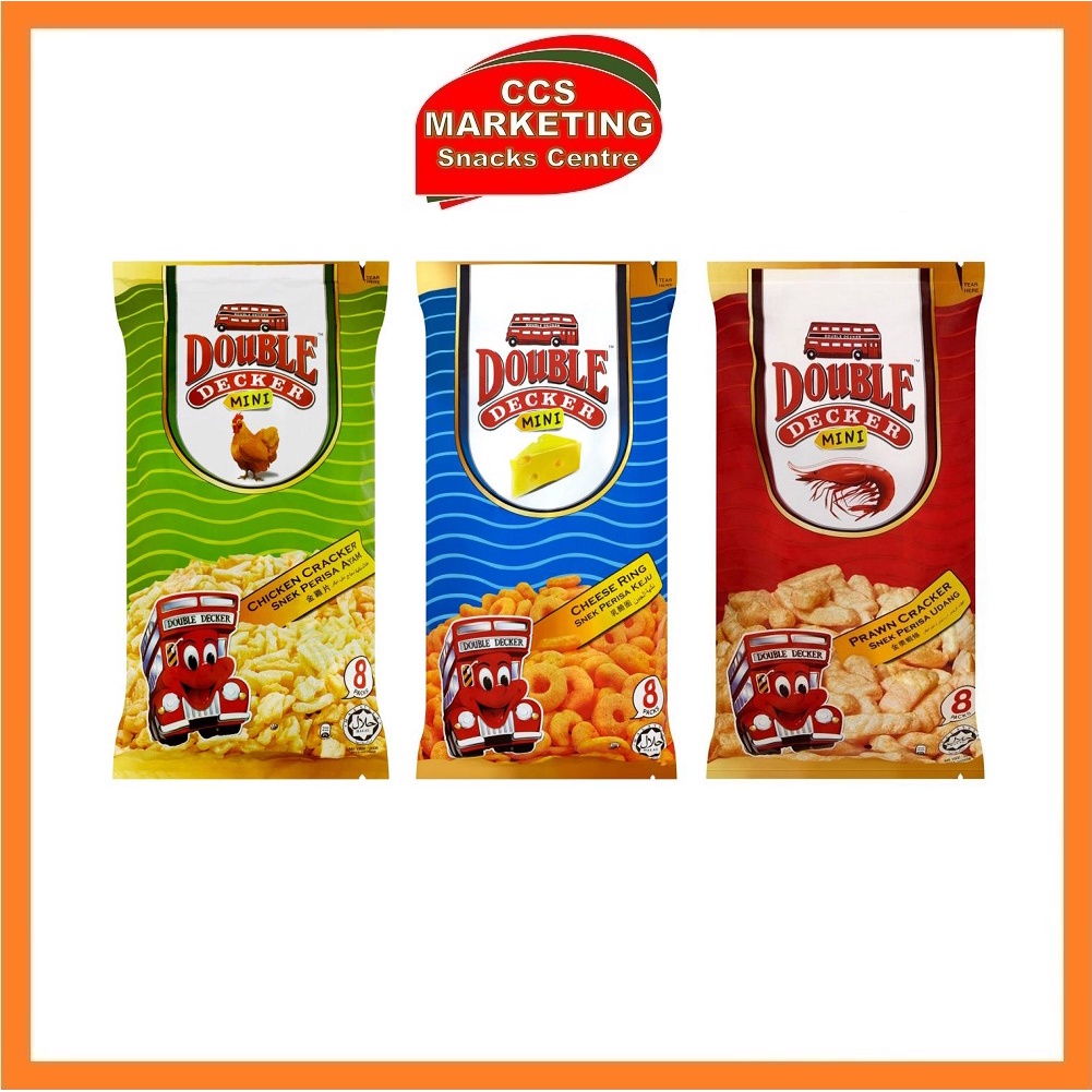 CCS Mamee Double Decker Mini Chicken Cracker / Cheese Ring / Prawn ...