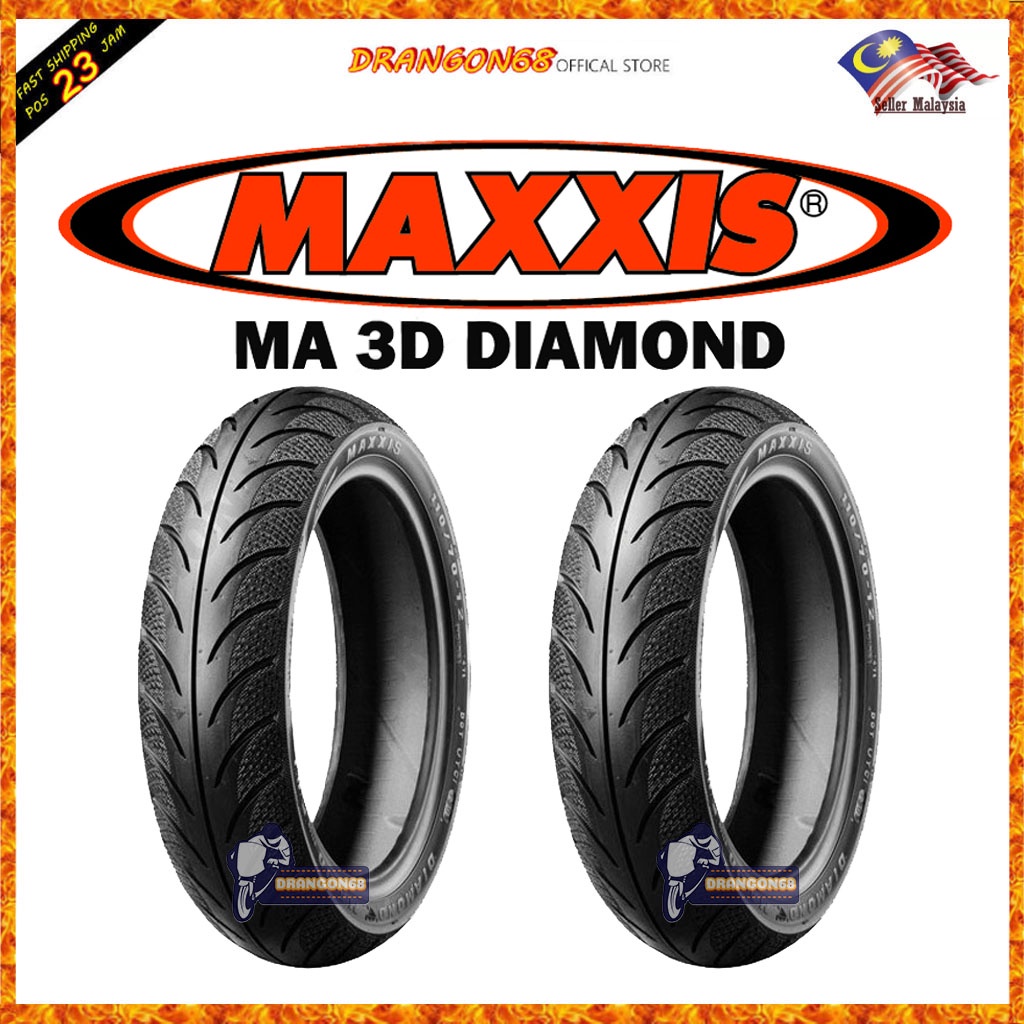 TAYAR MAXXIS DIAMOND 70/90-17 80/90-17 MA3D/MACDN MAXXIS DIAMOND NEW ...