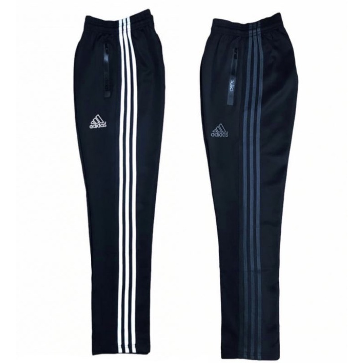 seluar track adidas classic/tracksuit adidas full stripe/seluar sukan ...
