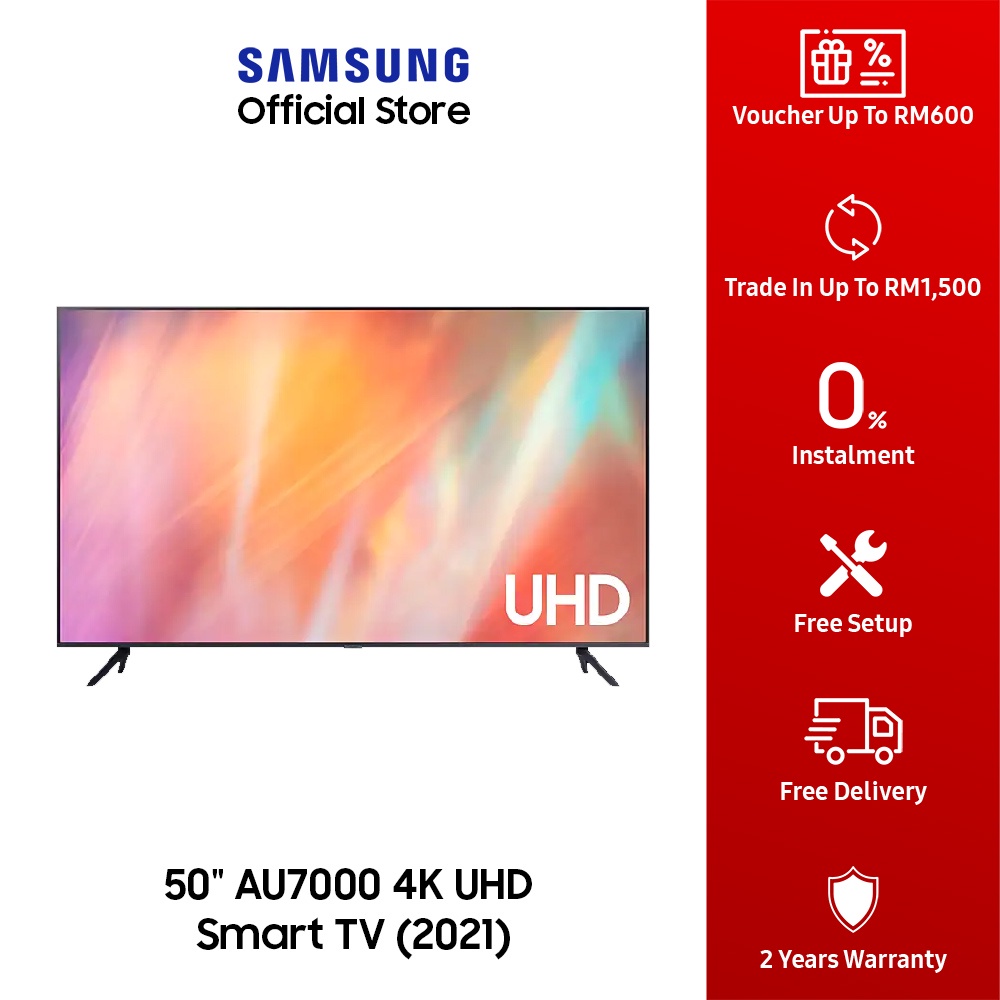 Samsung 50 lnch led 4k uhd smart tv with crystal processor 4k ...