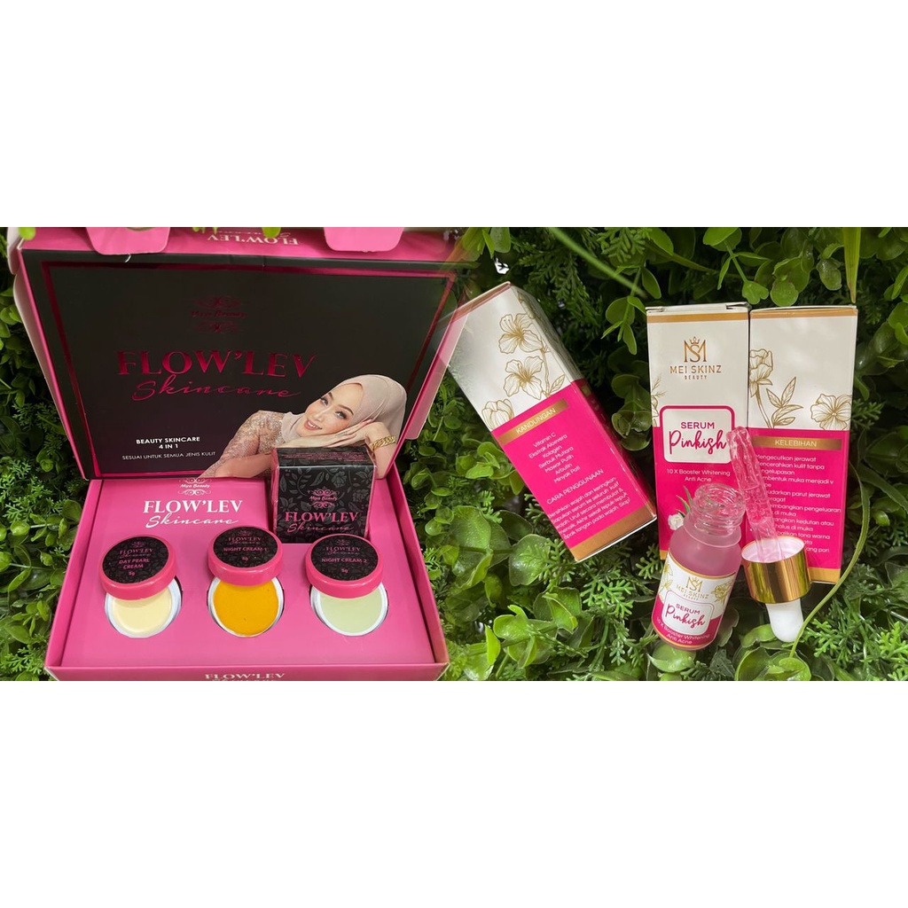 FLOW'LEV / FLOWLEV / FLOW LEV SKINCARE AND SERUM PINKISH BY MEI SKINZ ...