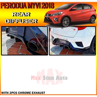 PERODUA MYVI 2018-2020 REAR DIFFUSER (V1,V2,V3,CENTER) REAR SKIRT ...