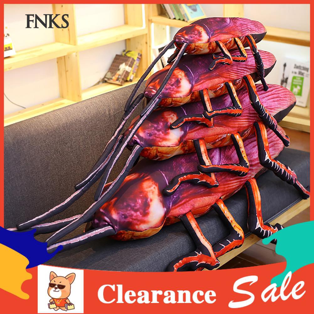 ☞SP 22inch Simulation 3D Cockroach Insect Stuffed Plush Pillow Cushion ...