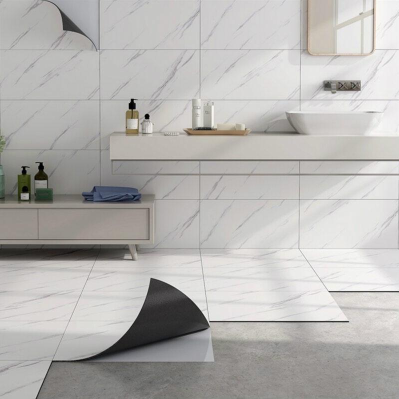*Size: 30*30cm Many colors can be selected 3D Waterproof Marble Tile ...