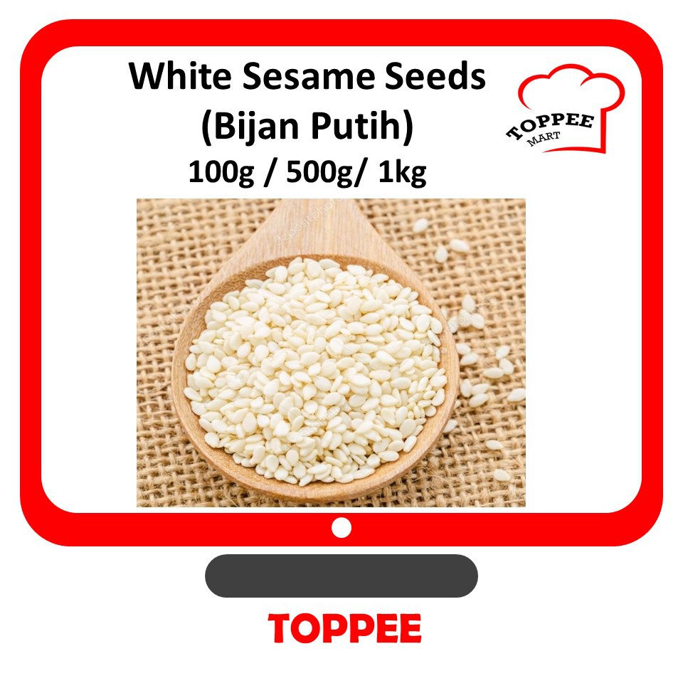 WHITE SESAME Seeds 500g Bijan Putih 白芝麻 | Shopee Malaysia