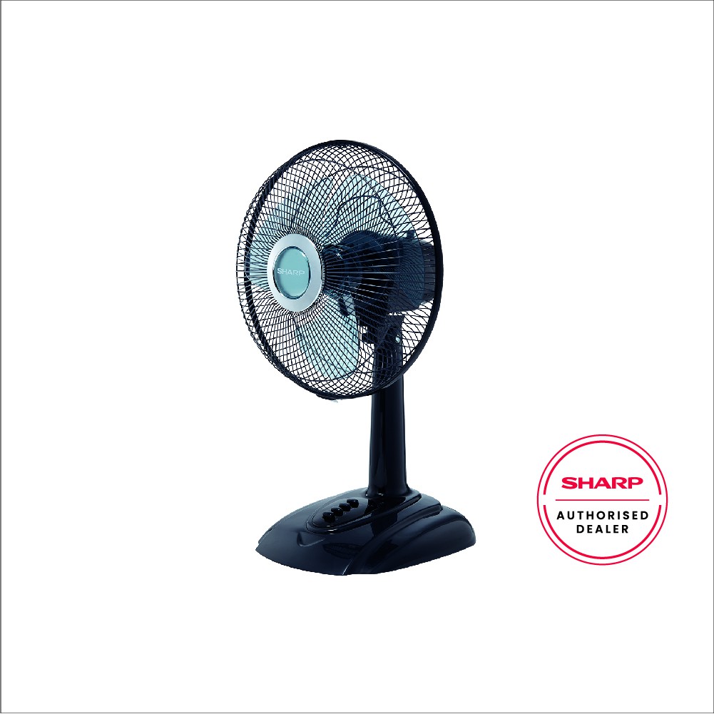 Sharp Table Fan 12" (Grey) | Shopee Malaysia