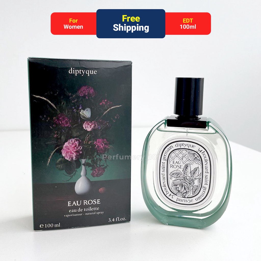 Diptyque Eau Rose Limited Edition EDT 100ml Eau De Toilette For Women ...