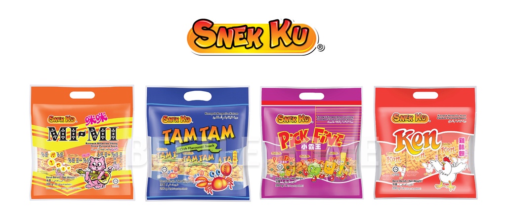 Snek Ku Tam Tam Mimi Ken Ken Party Pack Snack 22g X 8 Pcs Gift Oldtime ...