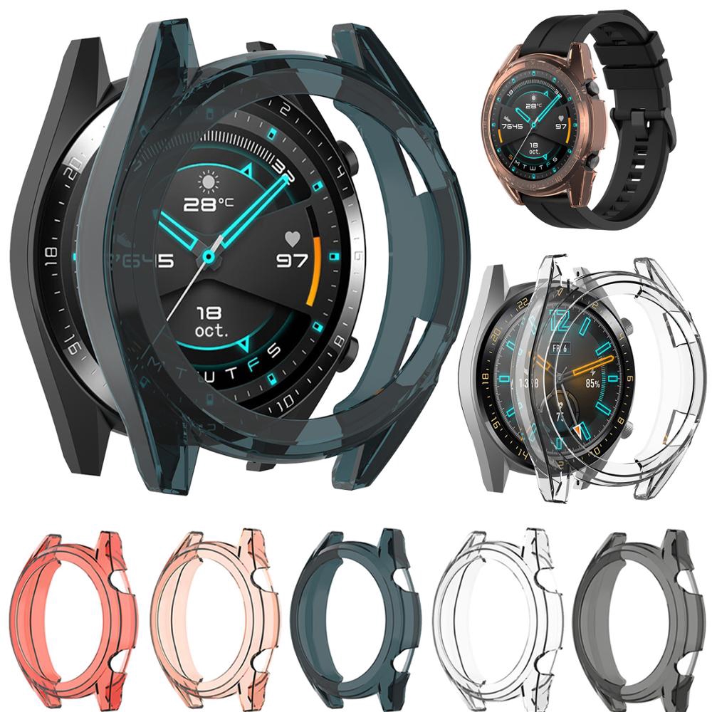 For Huawei watch GT 42mm 46mm GT2 GT 2 Silicone Shockproof Protective ...