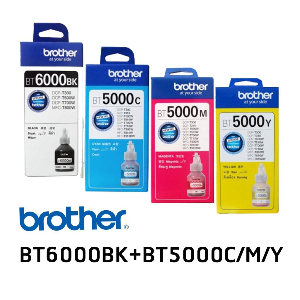 BROTHER ORIGINAL BT6000BK BT6000 BT5000 INK (T300/T500W/T700W/T800W ...