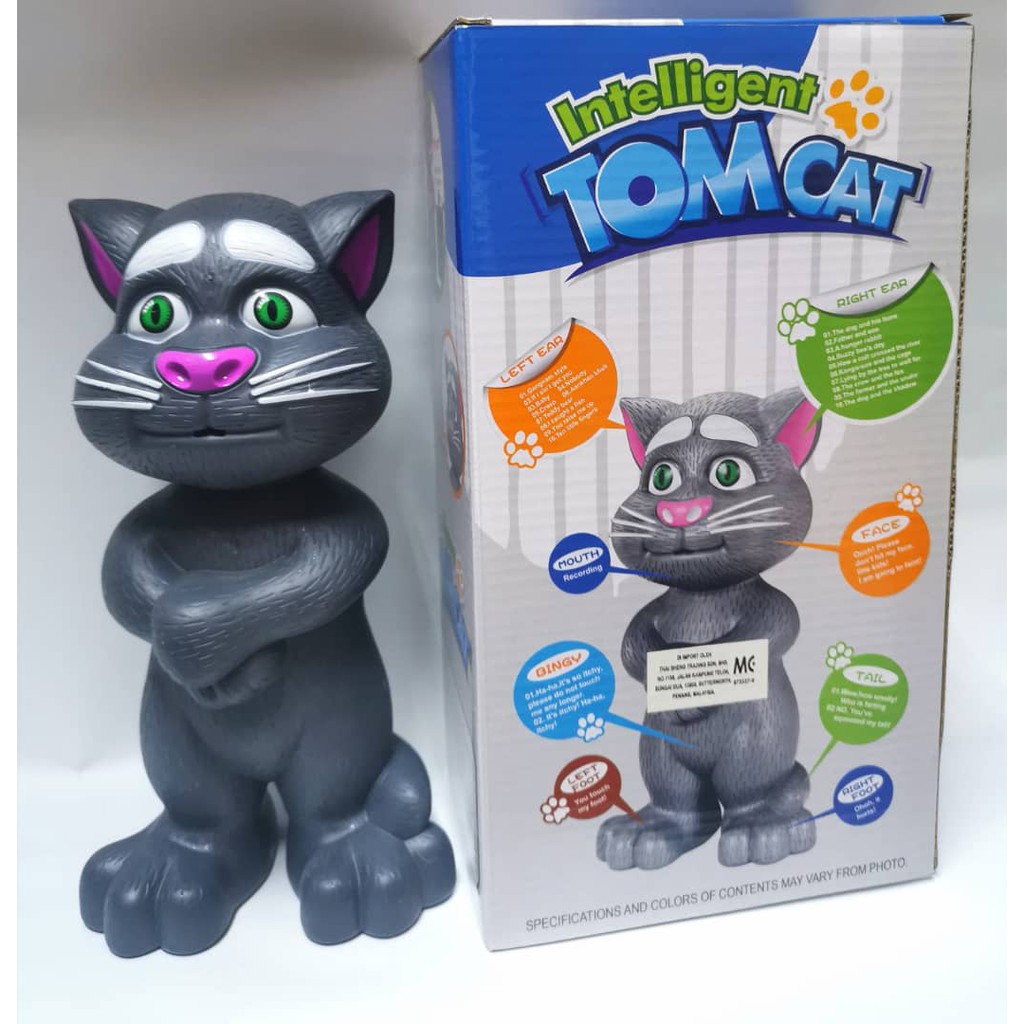 Talking Tom Cat Educational Toy For Kids (Medium Size) | Shopee Malaysia