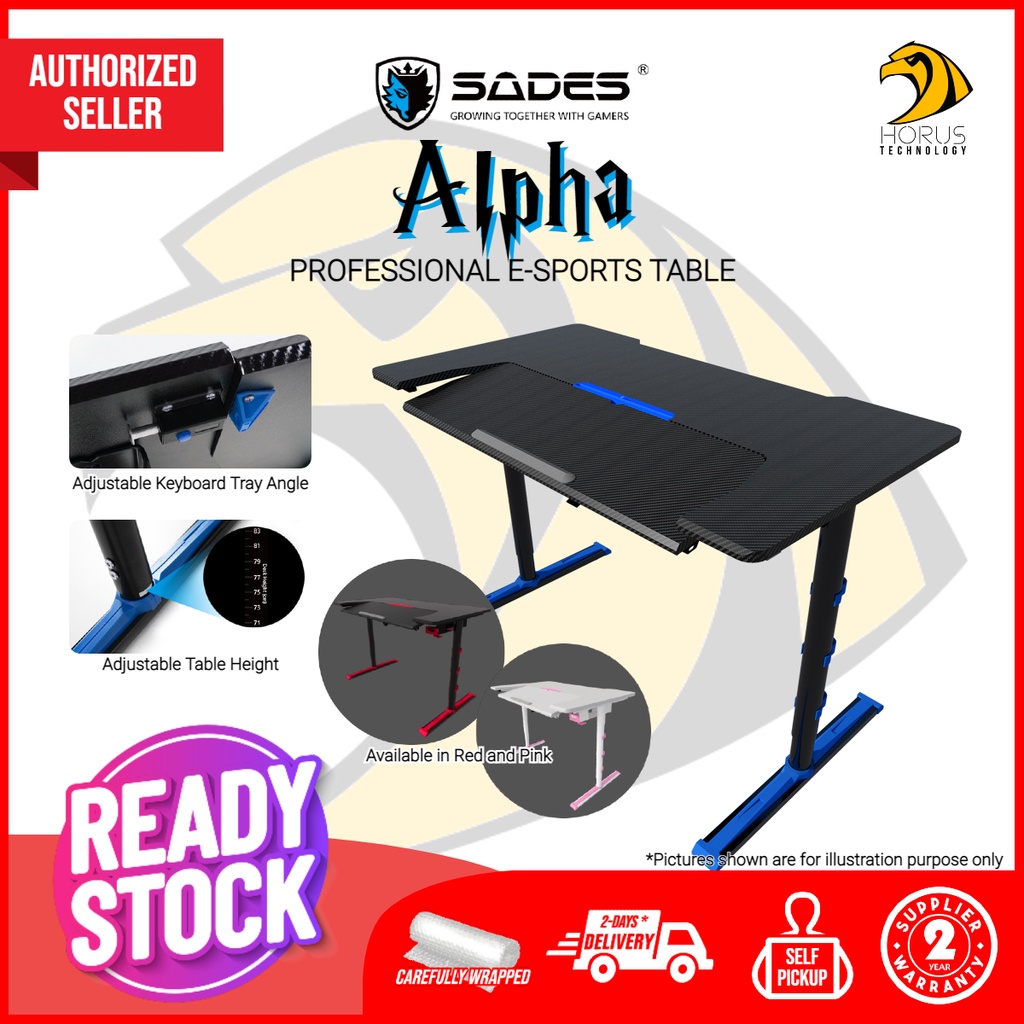 Sades Alpha Gaming Table | Shopee Malaysia