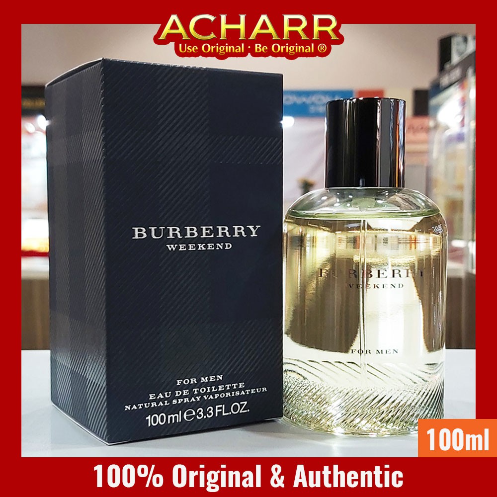 [100% Original] Burberry Weekend For Men EDT Perfume (100ml) | Shopee ...