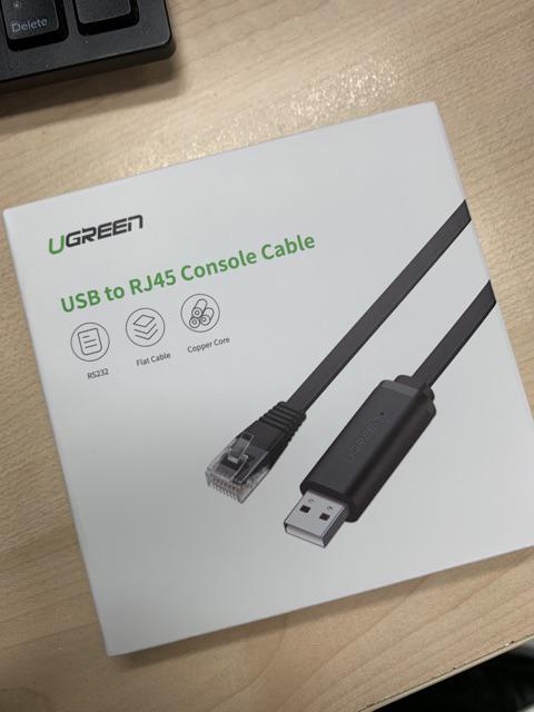 UGREEN USB To RJ45 Console Cable Adapter Converter (1.5m) RS232 ...