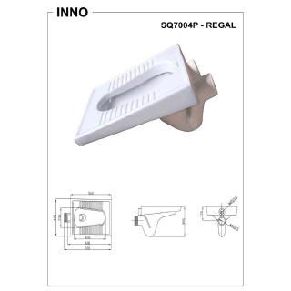 INNO SERICITE SQ7004S/P REGAL BACK INLET SQUATTING PAN WITH INTEGRAL ...