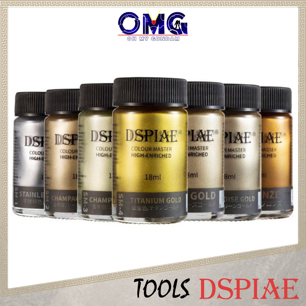 Paint Dspiae Super Metallic Color Series SM-1 - SM-10 Metallic Paint ...