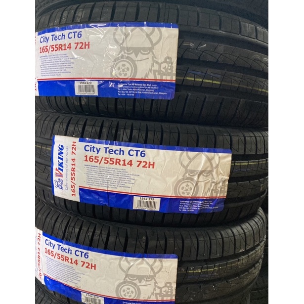 165/55R14 165 55 14 VIKING Car Tyre Tire Kereta Tayar Wheel Rim 14 inch ...