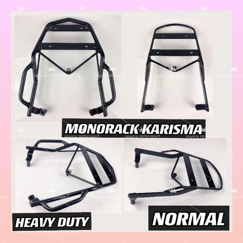 MONRACK MODENAS KARISMA-125S 2022 HEAVY DUTY KARISMA125S RACK TAPAK BOX ...