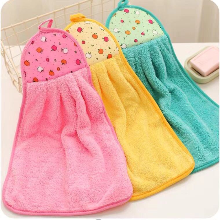 🔥【READY STOCK】🔥 Hanging Cleaning Towel Drying Hand Towel Bathroom Towel ...