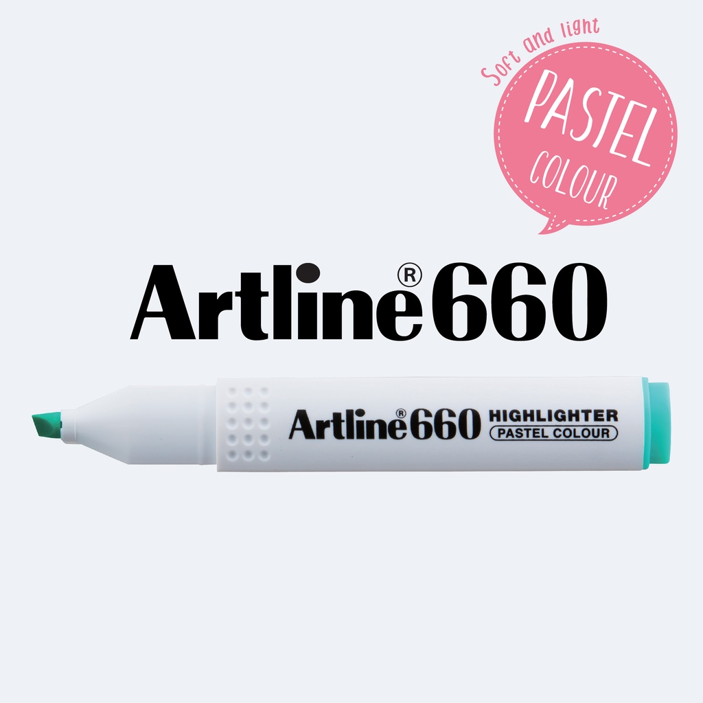 Artline 660 Highlighter PASTEL Color Highlighter (EK-660) | Shopee Malaysia