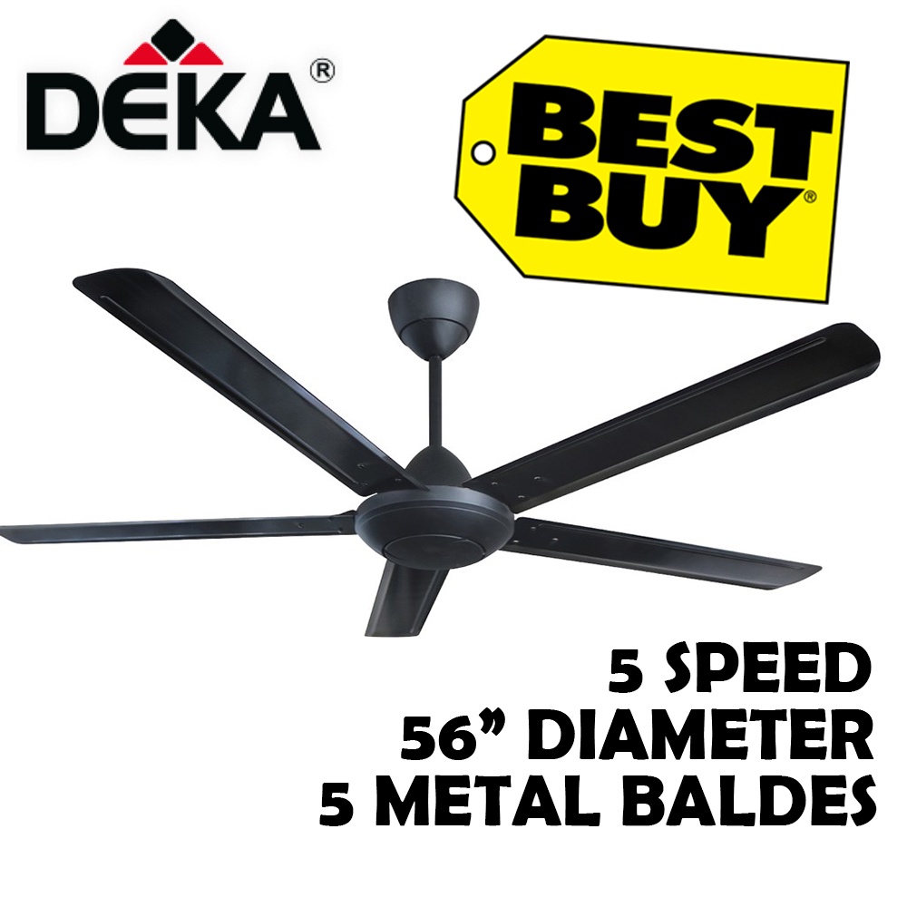 DEKA CEILING FAN 5BLADE DK10 DFDK10WH | Shopee Malaysia