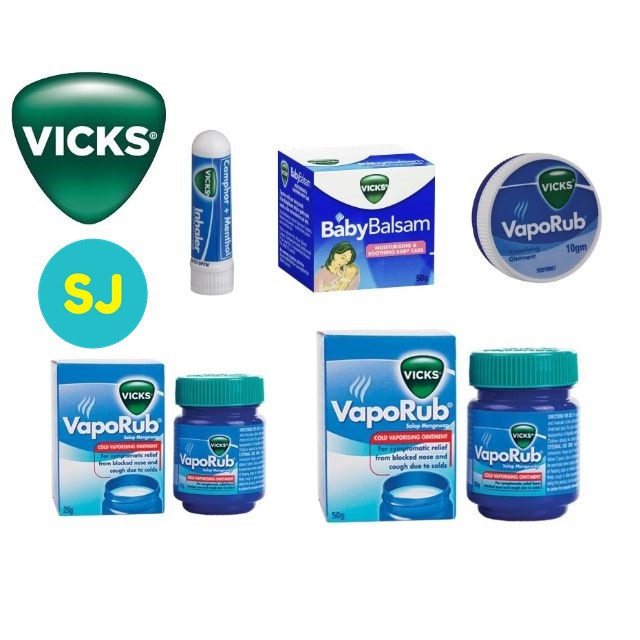 VICKS Inhaler ,VapoRub & Baby Balsam | Shopee Malaysia