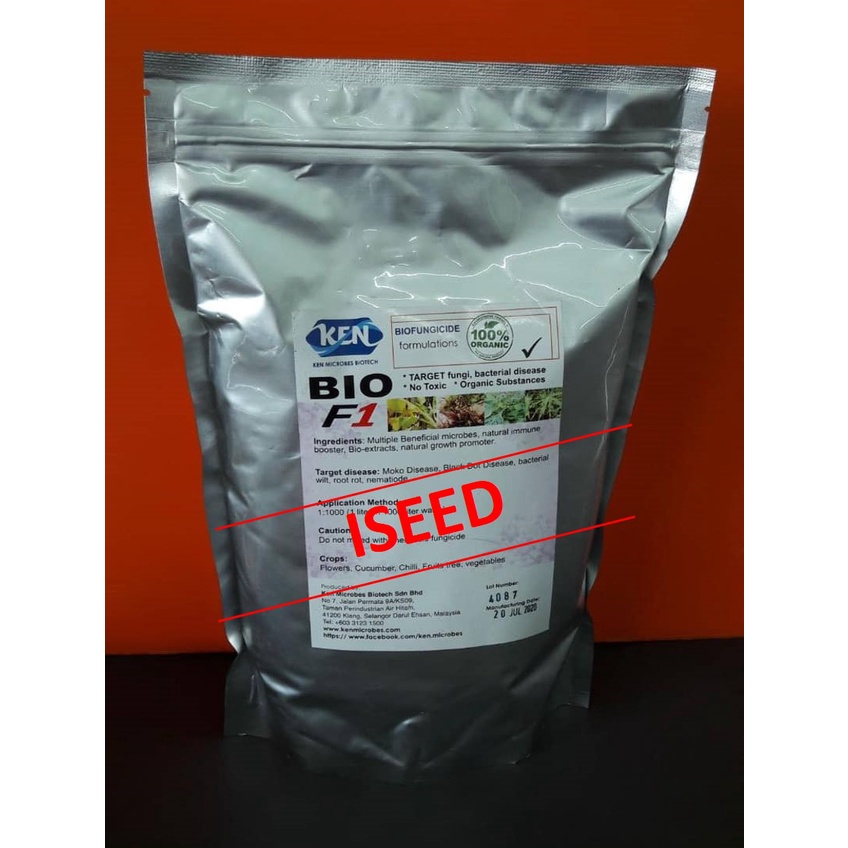KEN MICROBES BIO F1 1KG Kawalan Fungus Kulat Organik Moko Black Dot ...
