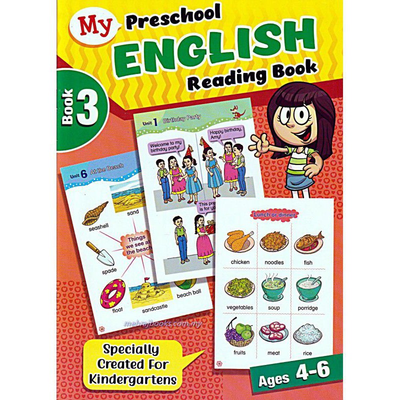 My Preschool English Reading Book 3 | Shopee Malaysia