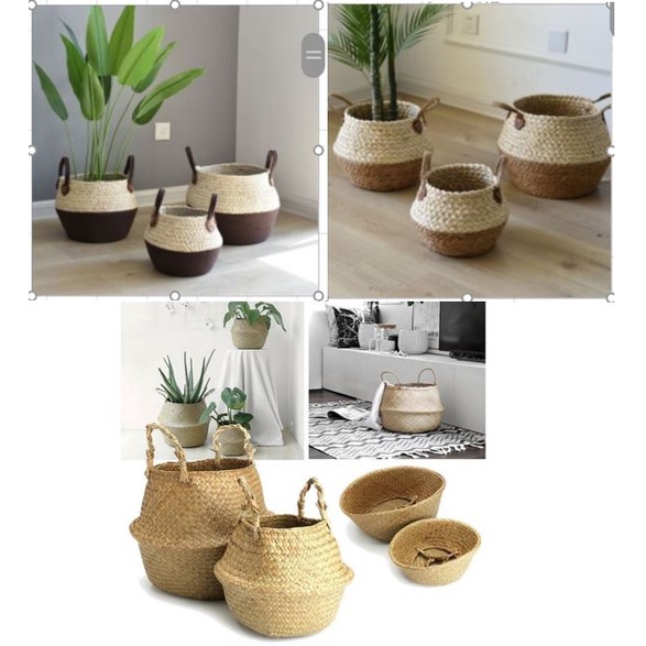 PASU BAKUL ROTAN - DECO RUMAH YANG CANTIK DAN UNIK | Shopee Malaysia
