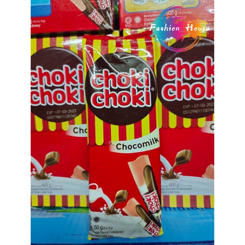 Choki Choki Chocomilk (5 stick X 10g per pack) | Shopee Malaysia