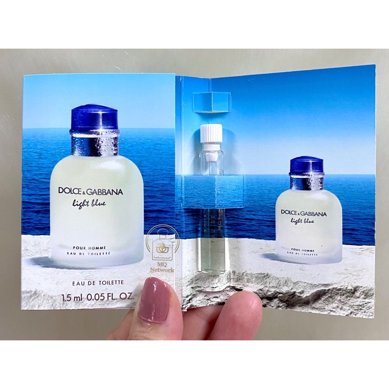 Sample/Vials D&G Light Blue Pour Homme EDT (1.5ml) | Shopee Malaysia
