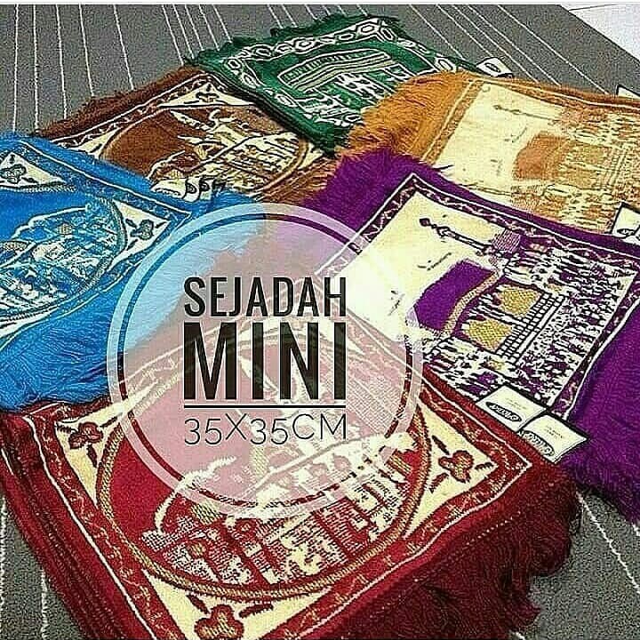Sejadah Mini Velteksa 35x35 Cm Tebal Berkualiti Ready Stock PEMBORONG ...