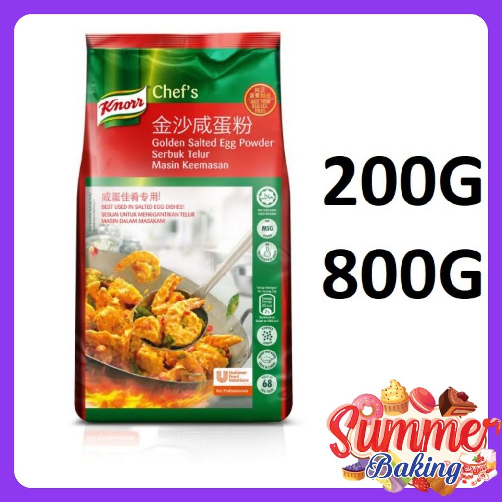 Knorr Golden Salted Egg Powder (200g / 800g) | Shopee Malaysia