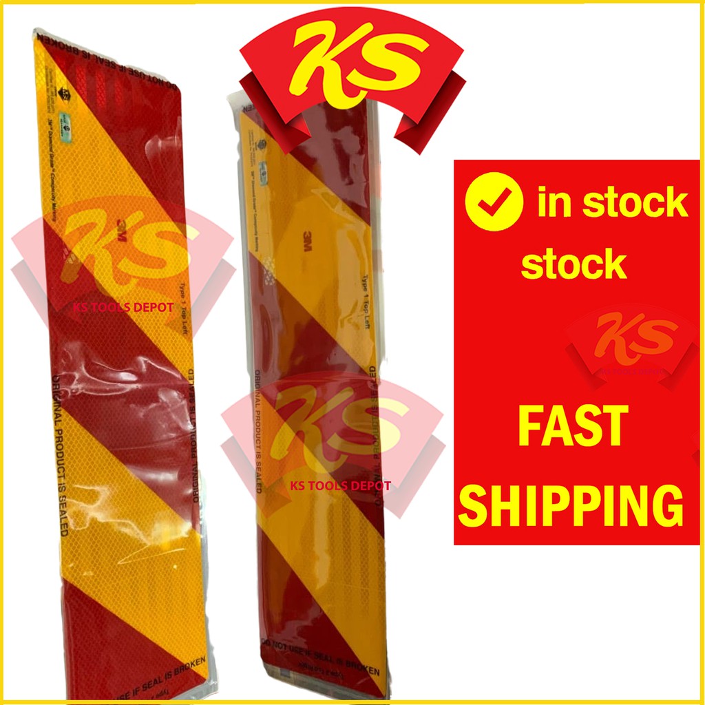1 PAIR Sticker puspakom /3M Sirim reflective reflector sticker diamond ...