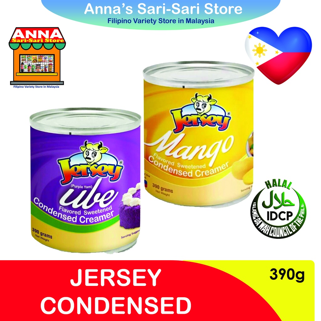 JERSEY ASSORTED Mango, Buko Pandan, & Ube Purple Yam Flavored Sweetened ...