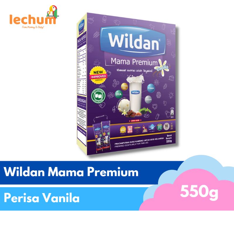 WILDAN MAMA PREMIUM VANILA Susu Kambing Organik Untuk Ibu Hamil Menyusu ...