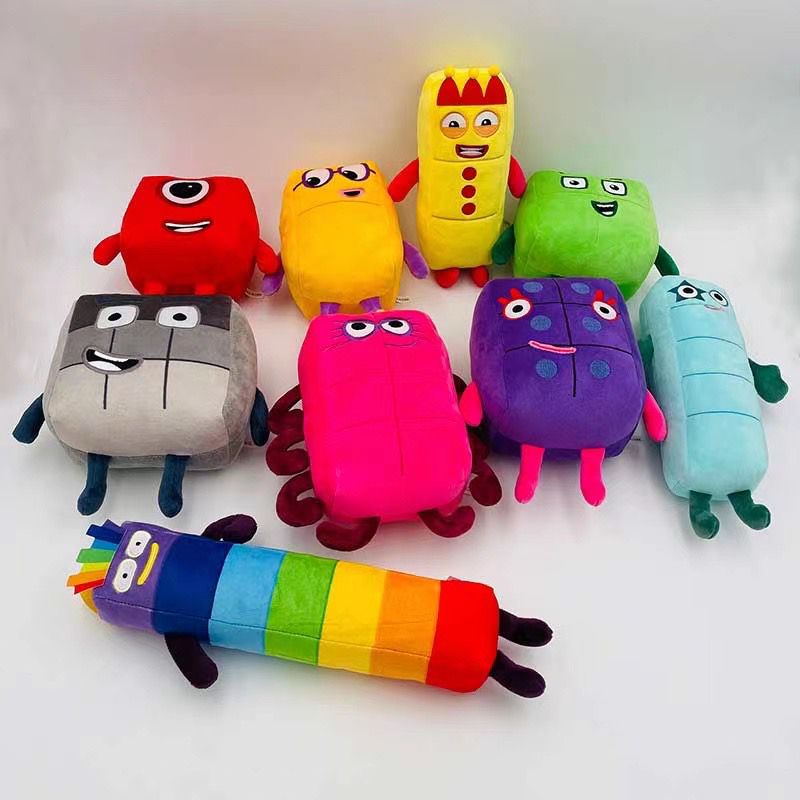 Cute Numberblocks Plush Doll Educational Stuffed Number Blocks Toys ...