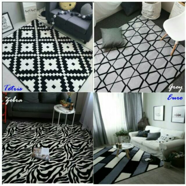 Ready Stock Modern Design Carpet Large size/ Karpet Ikea | Shopee Malaysia