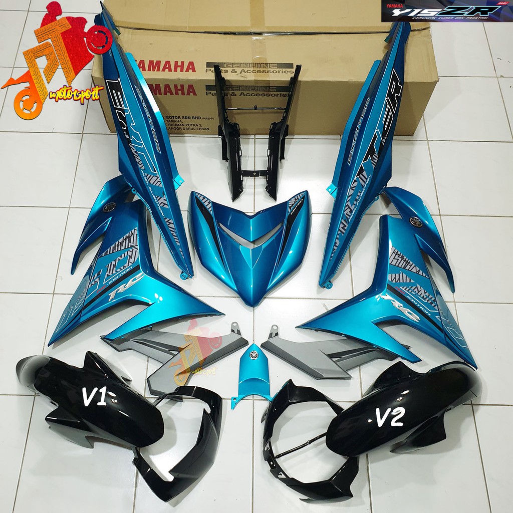 Yamaha Y15ZR Y15 V1 V2 Cover Set Exciter Cyan HLY RC 2020 | Shopee Malaysia