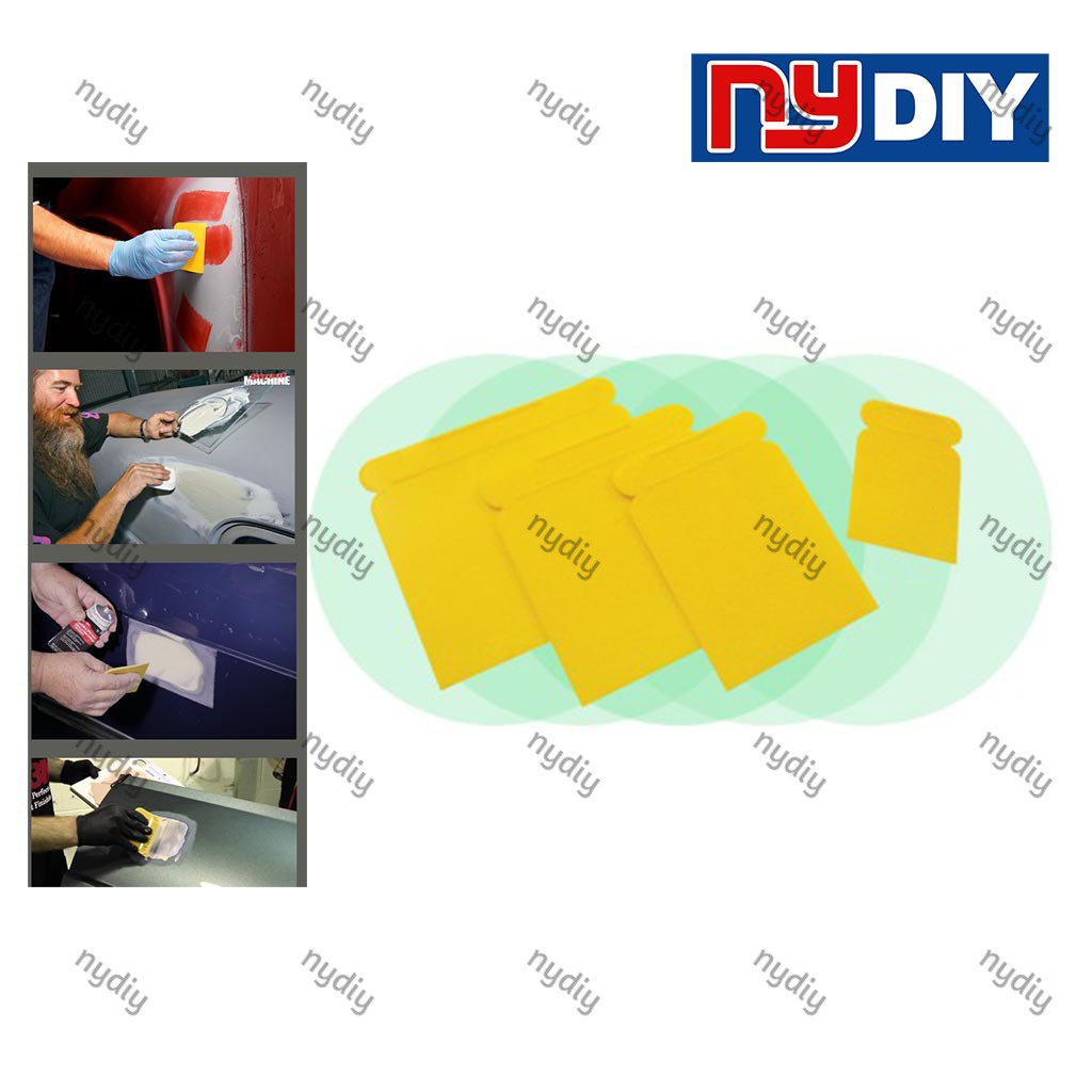 4pcs PVC Scraper Set / Scrapper Set / PVC Blade Scraper / Set Pengikis ...