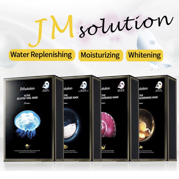 JM Solution Active Sheet Mask (Jellyfish / Bird's Nest / Golden Caviar ...